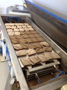 Walnut tiles dried - Vacutherm